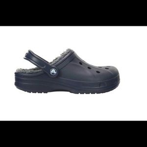CROCS | Shoes | Nwt Mens Winter Crocs Navy Blue Fuzzy | Poshmark